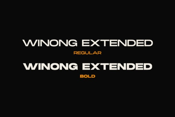 Winong Extended Font - Download Free Font