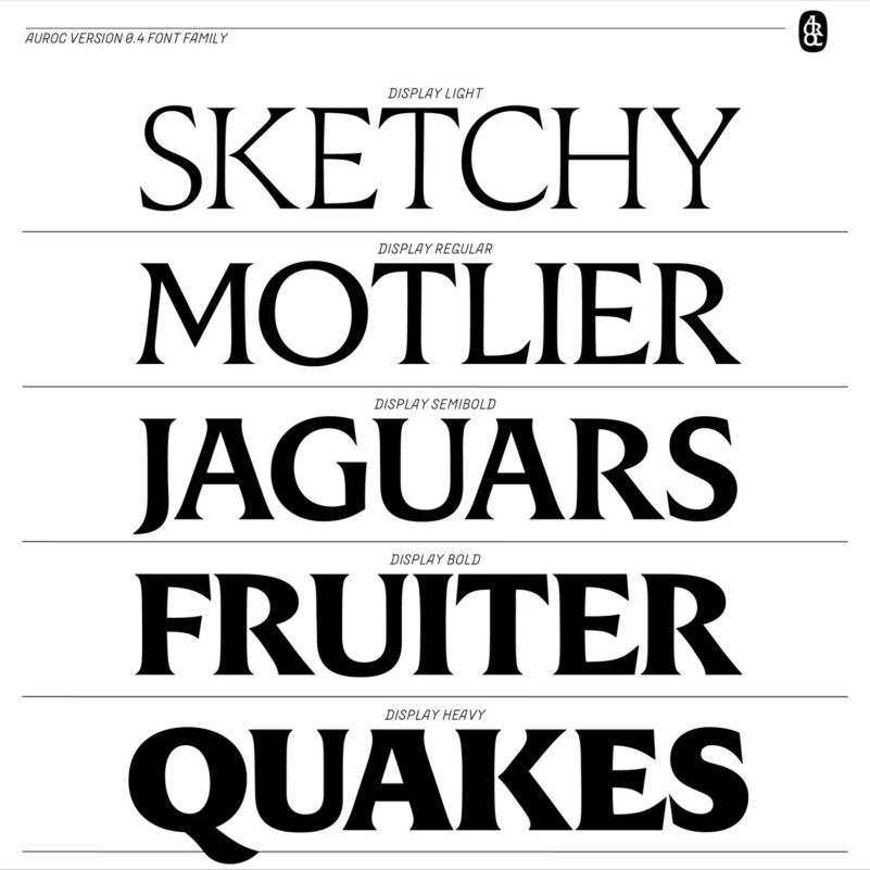Auroc Font Family - Download Free Font