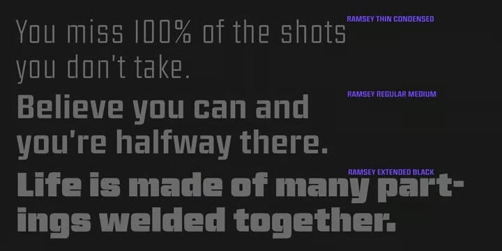 Ramsey Font Family - Download Free Font