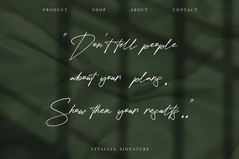 Attallia Signature Font - Download Free Font