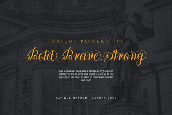 Batique Madrem Font - Download Free Font