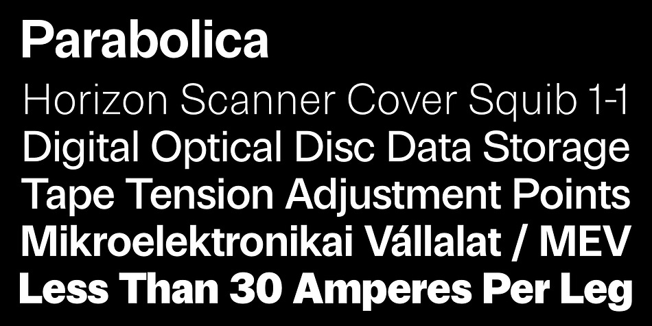 Parabolica Font Family - Download Free Font