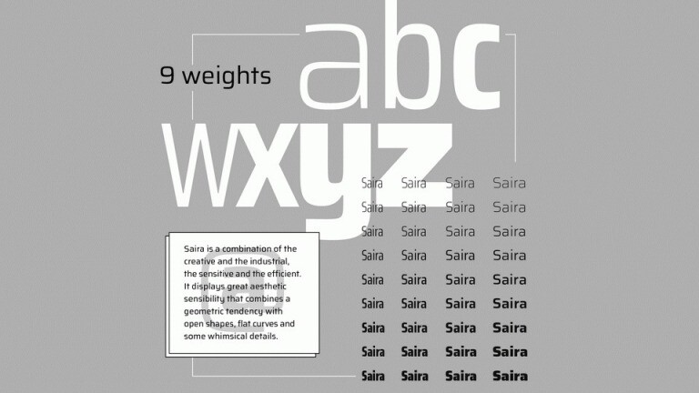 Saira Font Family - Download Free Font