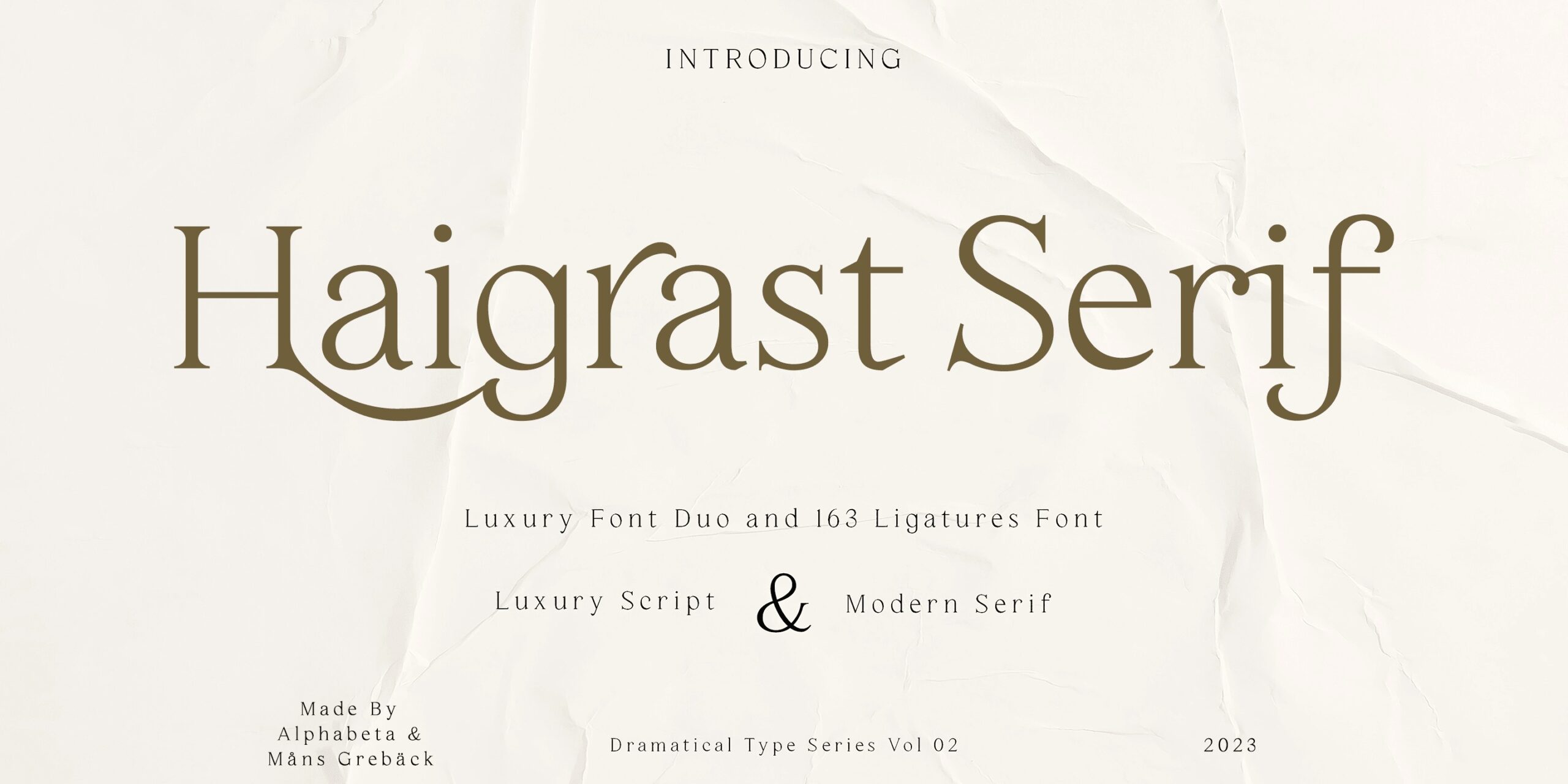 Haigrast Serif Font - Download Free Font