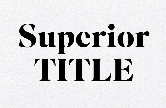 Superior Title Font Family - Download Free Font