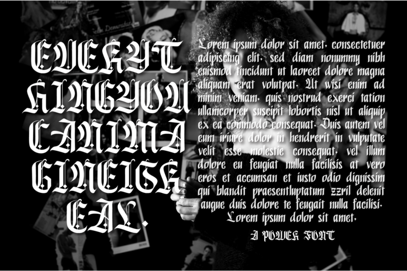 Power Blackletter Font - Download Free Font