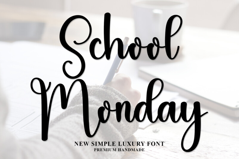 School Monday Font - Download Free Font