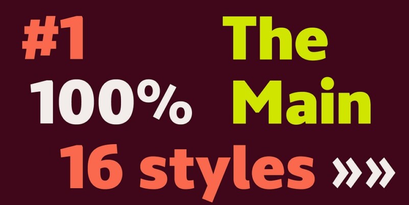 The Main Font Family - Download Free Font
