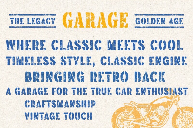 Brother Garage Font - Download Free Font