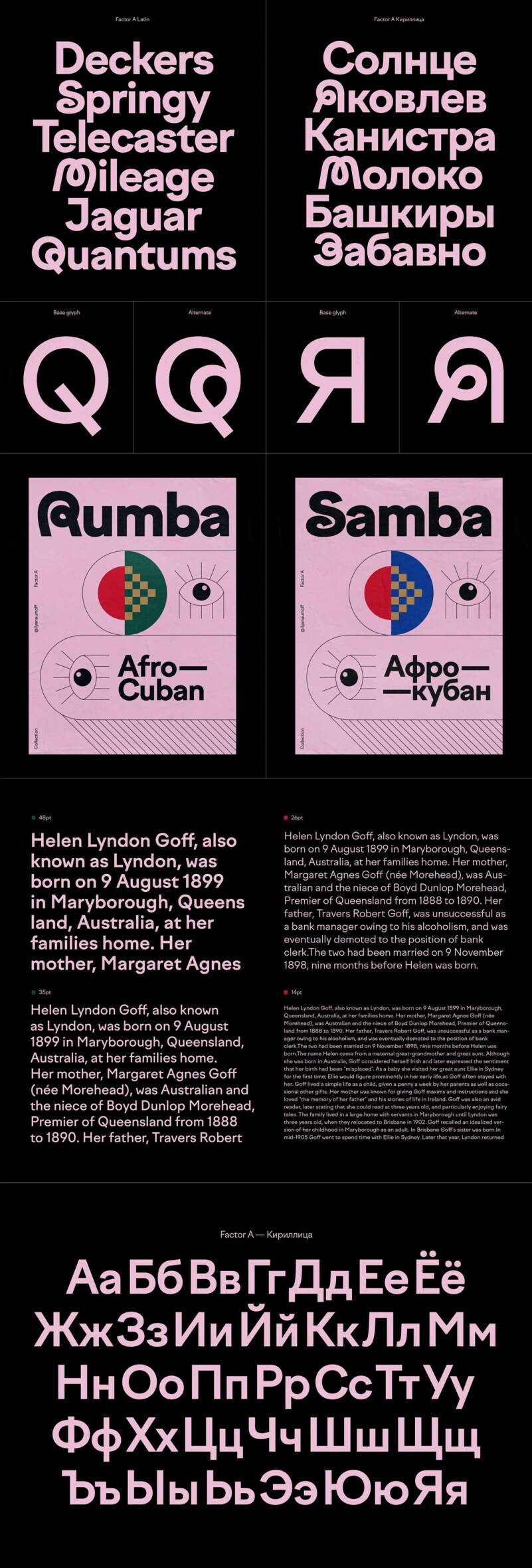 Factor A Font Family - Download Free Font