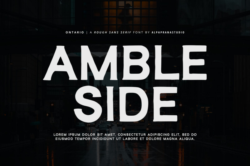Ontario Font - Download Free Font