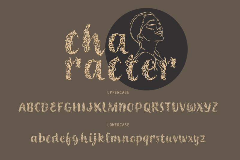 Line Art Font - Download Free Font