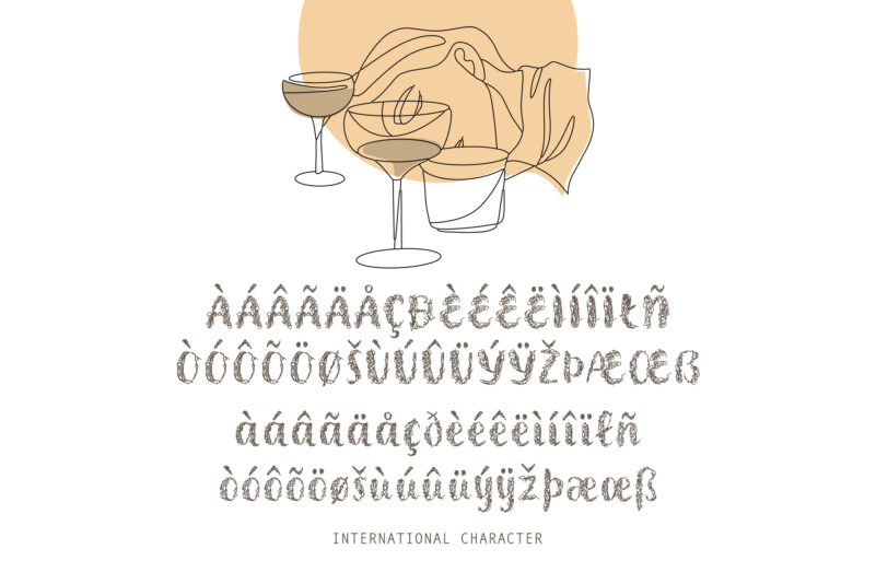 Line Art Font - Download Free Font