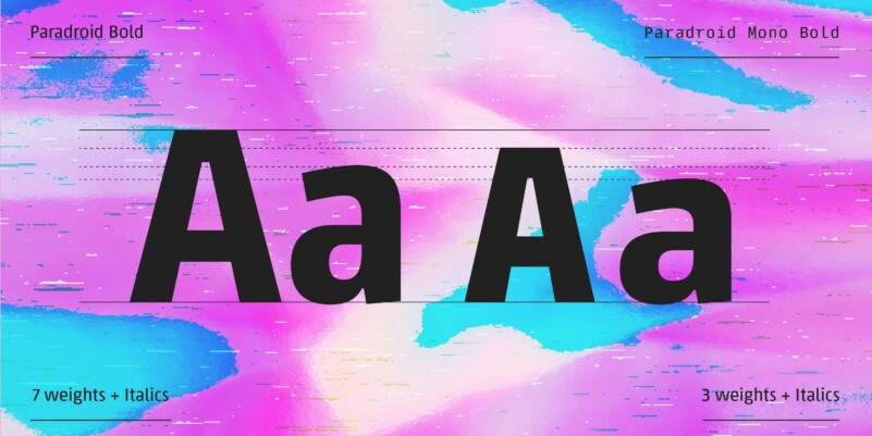 Paradroid Font Family - Download Free Font