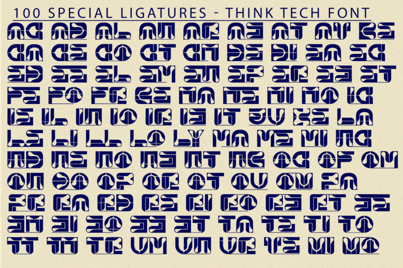 Think Tech Font - Download Free Font