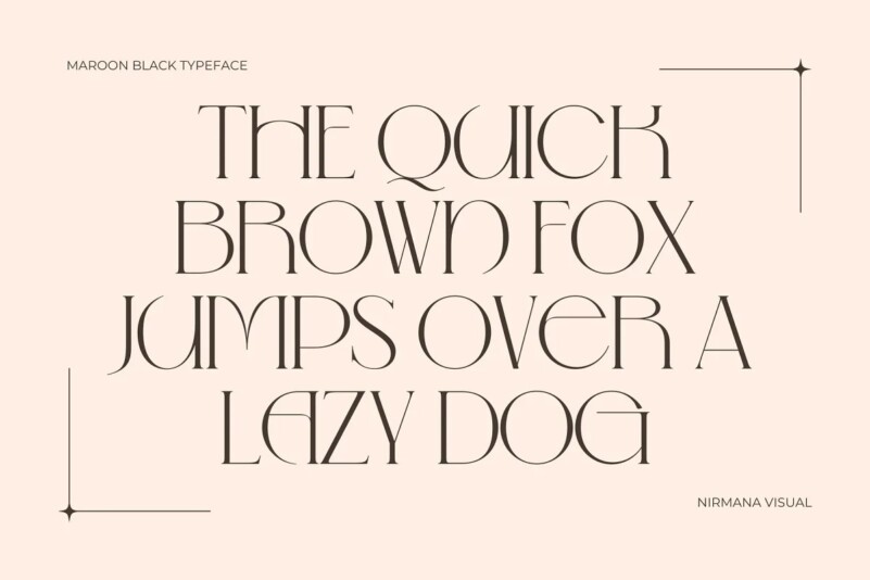Maroon Black Font - Download Free Font