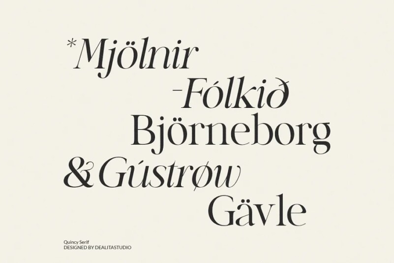 Quincy Font - Download Free Font