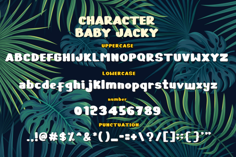 Baby Jacky Display Font - Download Free Font