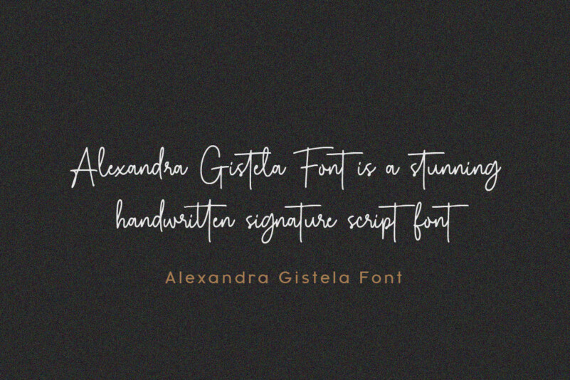 Alexandra Gistela Font - Download Free Font