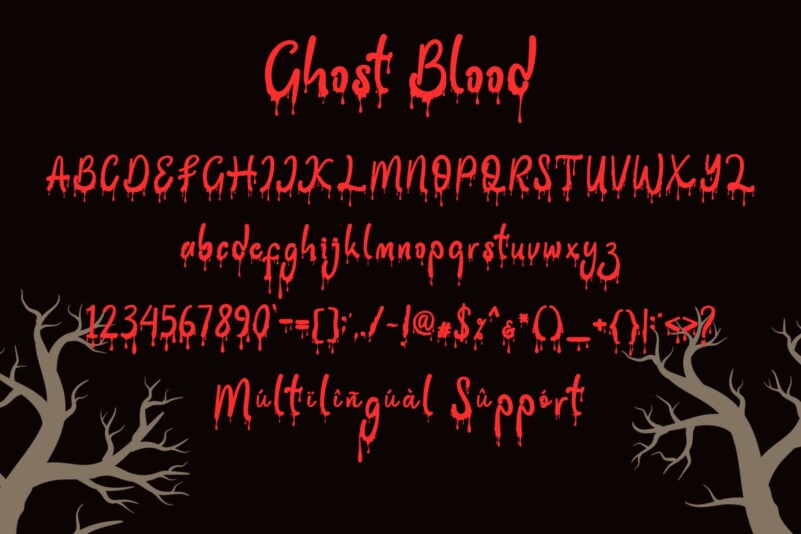 Ghost Blood Font - Download Free Font