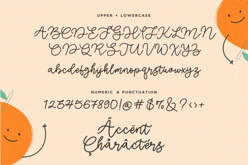 Orange Beauty Font - Download Free Font