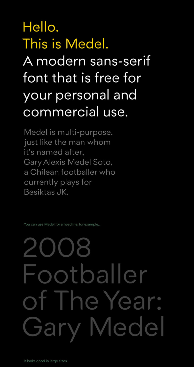 Medel Font - Download Free Font