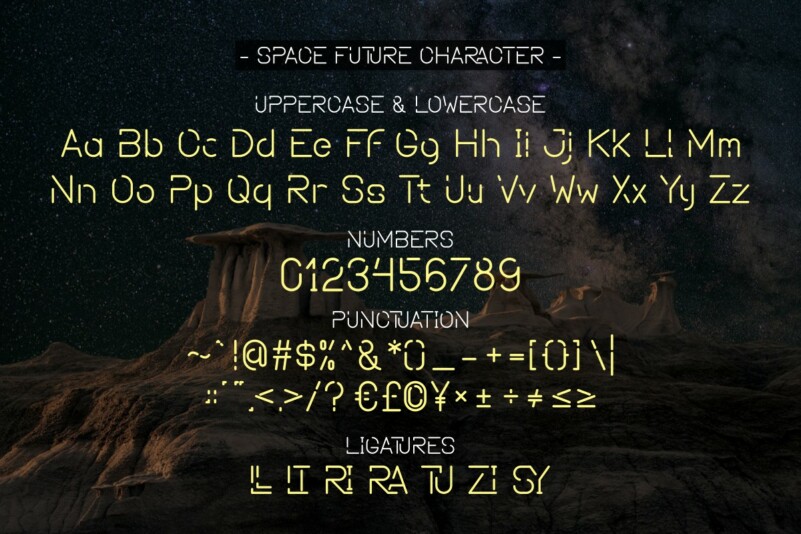 Space Future Font - Download Free Font