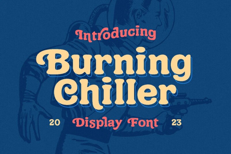 Burning Chiller Font - Befonts