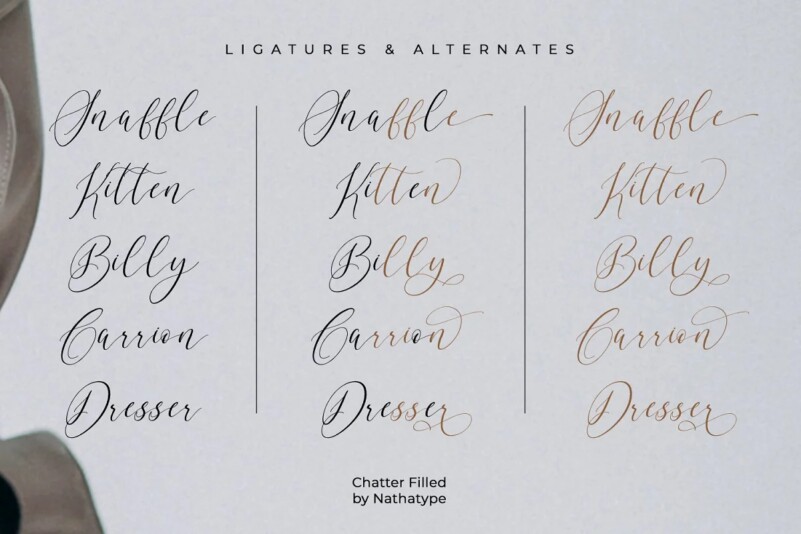 Chatter Filled Font - Download Free Font