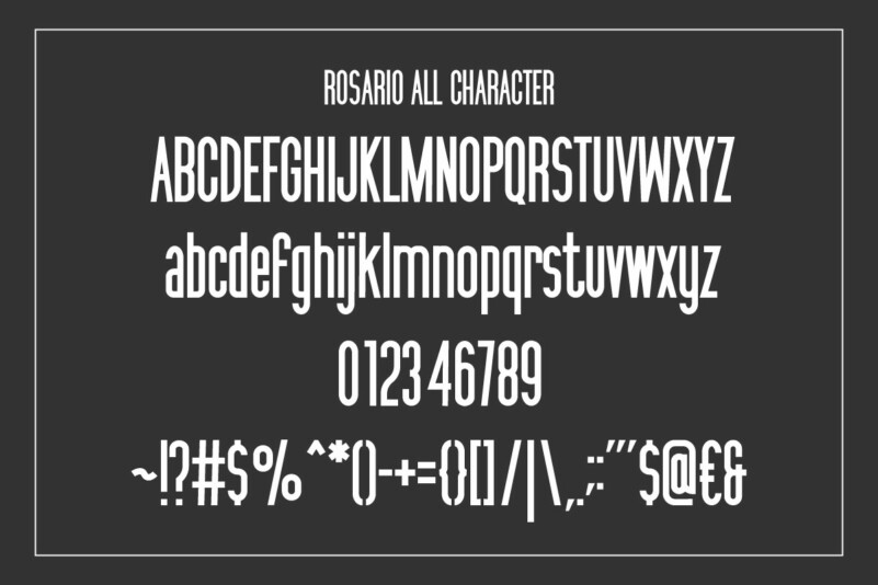 Rosario Font - Download Free Font
