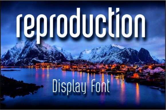 Reproduction Font - Download Free Font