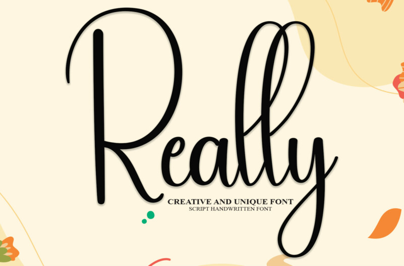 Really Script Font - Download Free Font