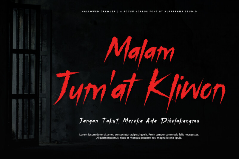 Hallowed Crawler Font - Download Free Font