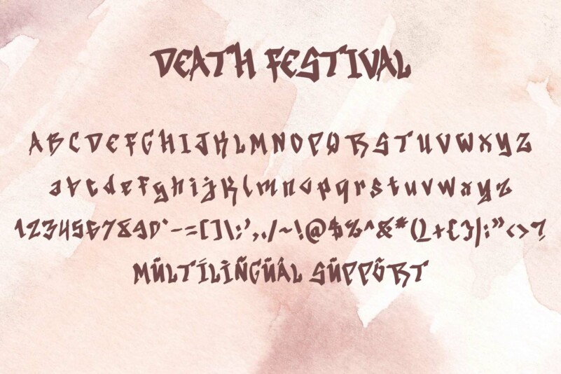 Death Festival Font - Download Free Font