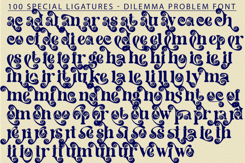 Dilemma Problem Font - Download Free Font