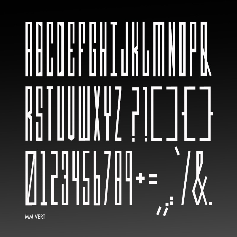 MM Vert Font - Download Free Font