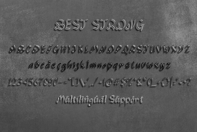 Best Strong Font - Download Free Font