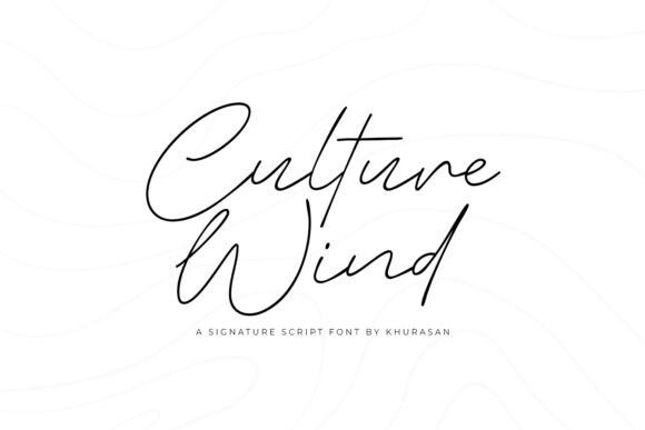 Culture Wind Font - Download Free Font
