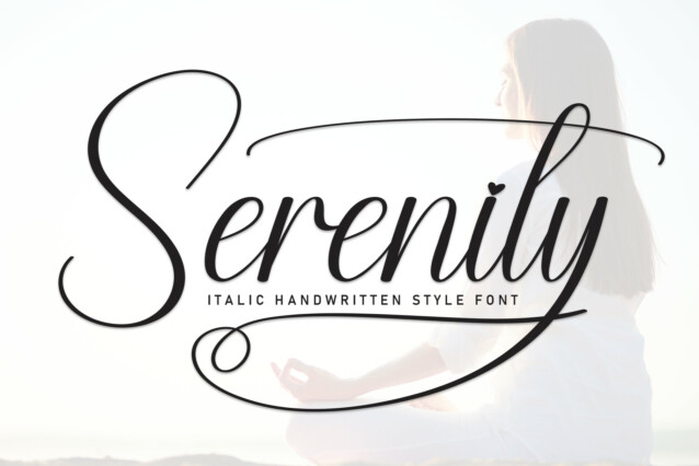 Serenity Calligraphy Font - Download Free Font
