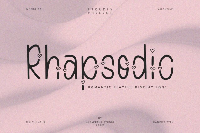 Rhapsodic Display Font - Download Free Font