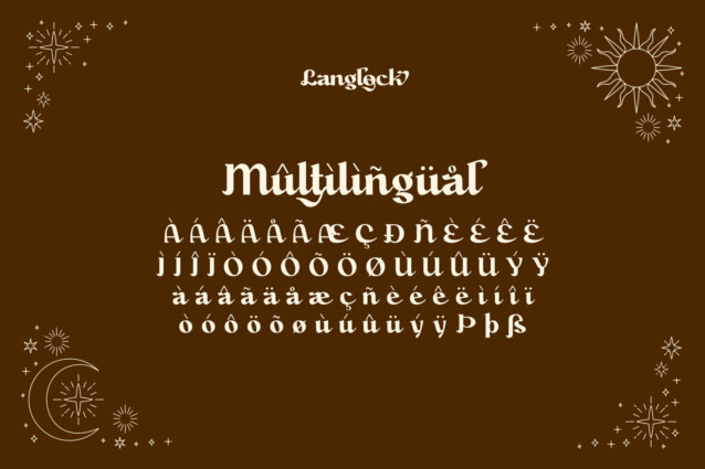 Langlock Font - Download Free Font