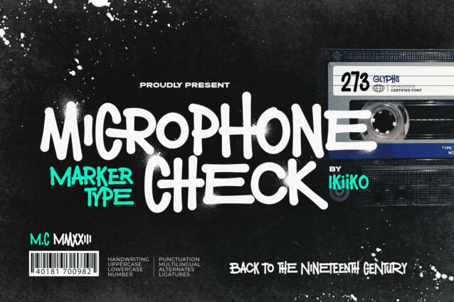 Microphone Check Font - Download Free Font