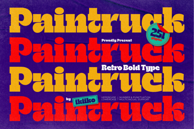 Paintruck Font - Download Free Font