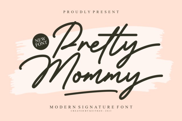 Pretty Mommy Script Font - Download Free Font