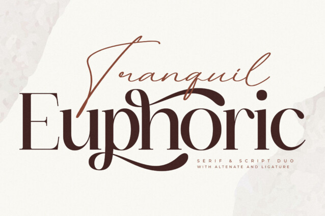 Tranquil Euphoric Font Duo - Download Free Font