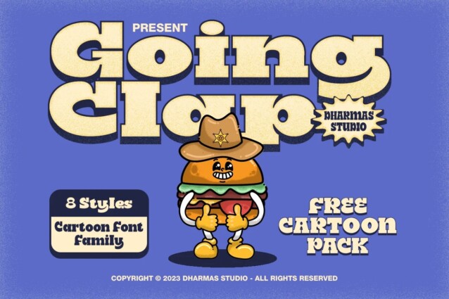 Going Clap Font - Download Free Font