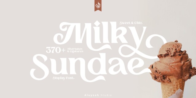 Milky Sundae Font - Download Free Font