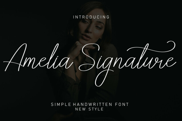 Amelia Signature Font - Download Free Font