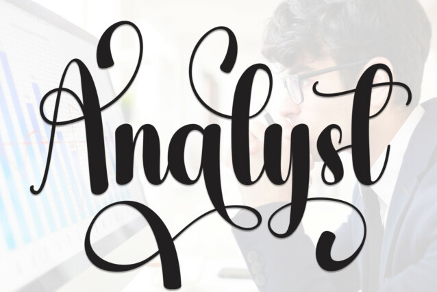 Analyst Script Font - Download Free Font