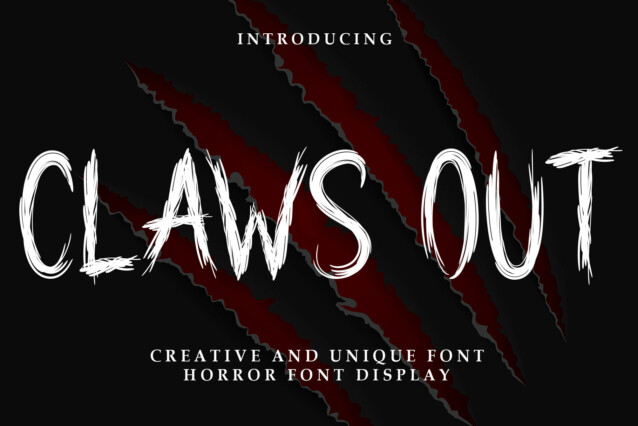 Claws Out Brush Font - Download Free Font